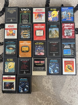 Vintage Atari 2600 Games Lot Of (22) All Tested And Works | eBay