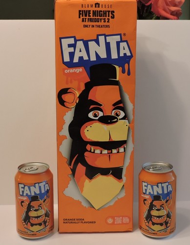 2025 FIVE NIGHTS AT FREDDY'S 2 LE FANTA FREDDY FAZBEAR 12oz CAN BOTTOM ...