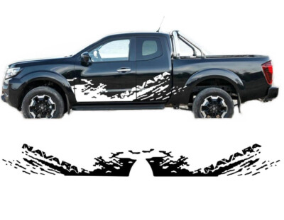 Graphic Mud Splash Car Sticker Kit For Nissan Navara NP300 Side Door ...