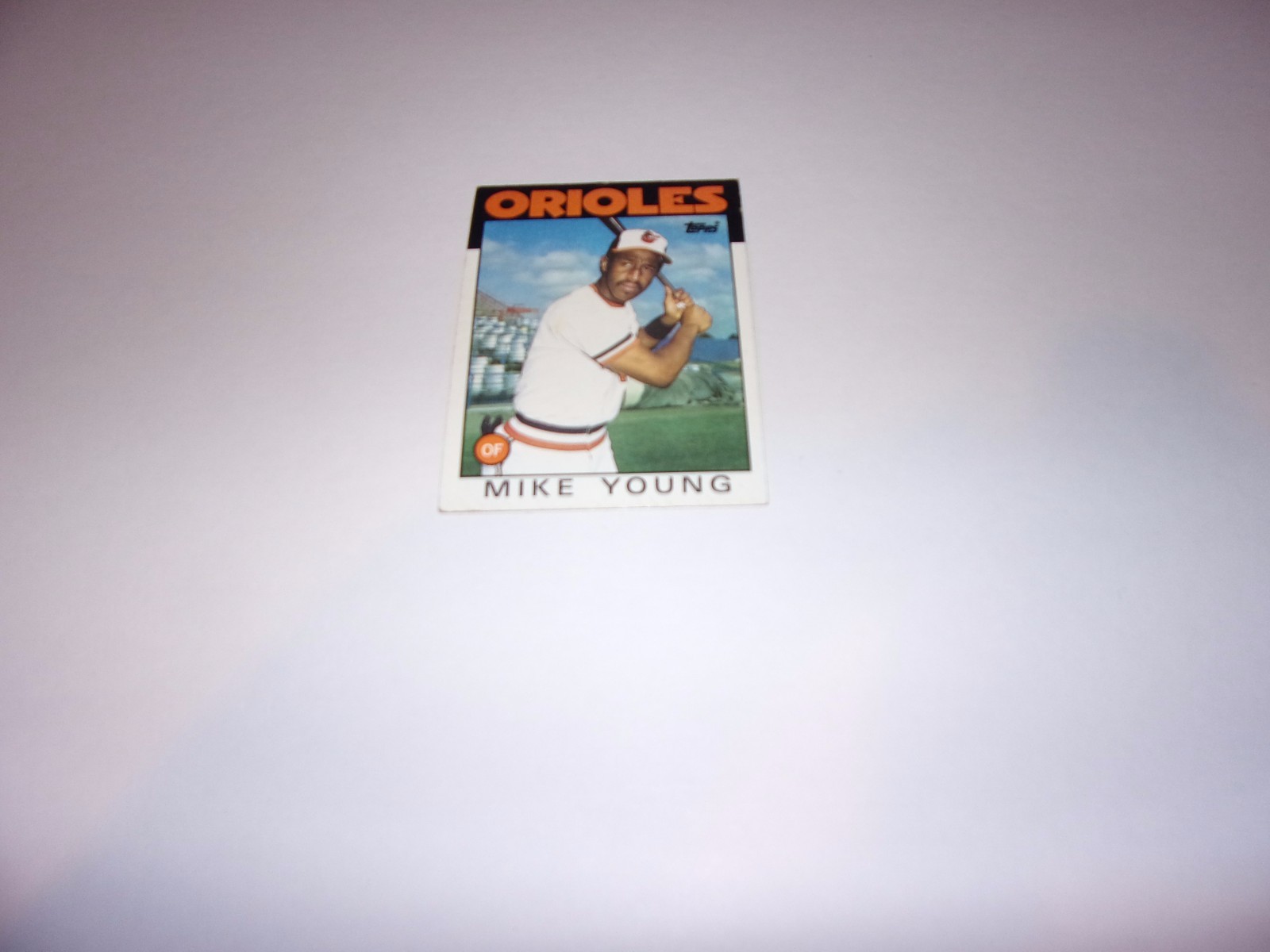 1986 Topps Mike Young Baltimore Orioles #548 Baseball Card | eBay