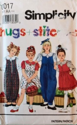 Simplicity Sewing Pattern 8017 Dress Jumpsuit Sz 2-4 UNCUT Hugs ...