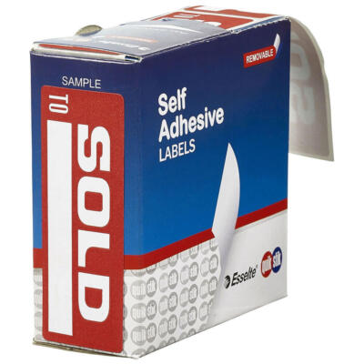 Esselte Quik Stik Labels Sold to Removable Dispernser Pack 160 Pieces ...