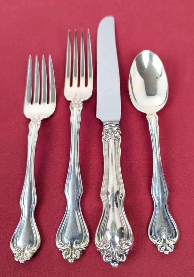 George & Martha Sterling Silver by Westmorland Flatware Set for 8 ...