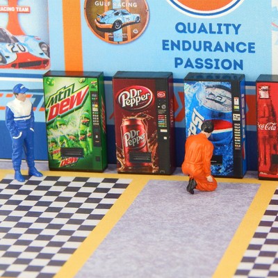 1/64 Diorama Display Vending Machine Soda Pop Model City Scene ...