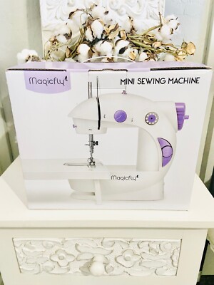 Magicfly Mini Sewing Machine for Beginner, Dual Speed Portable Machine ...