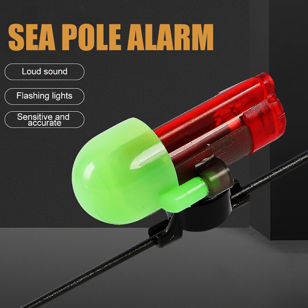 LED Fishing Fish Buzzer High Sensitivity Electronic Plastic for Angler ...