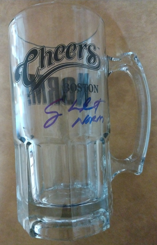 GEORGE WENDT SIGNED AUTOGRAPH CHEERS MUG (8" TALL 4" WIDE) COA AUTO | eBay
