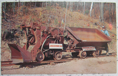 Loader and Iron Ore Car used in underground Mining Michigan at Vulcan ...