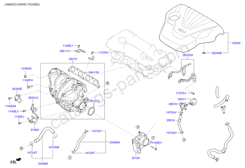 GENUINE BRAND NEW HYUNDAI VELOSTER 2014-ONWARDS HOSE ASSY - WATER | eBay