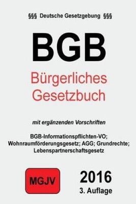 Bürgerliches Gesetzbuch: BGB mit ergänzenden Bestimmungen [German] | eBay