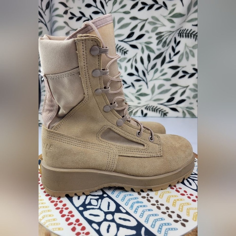 Belleville New Made in US Desert Tan Military Army Combat Waterproof | eBay
