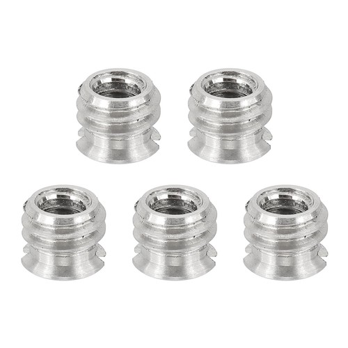 5 Pcs 1/4" Female to 3/8" Male Convert Screws Adapter Mount, Silver | eBay