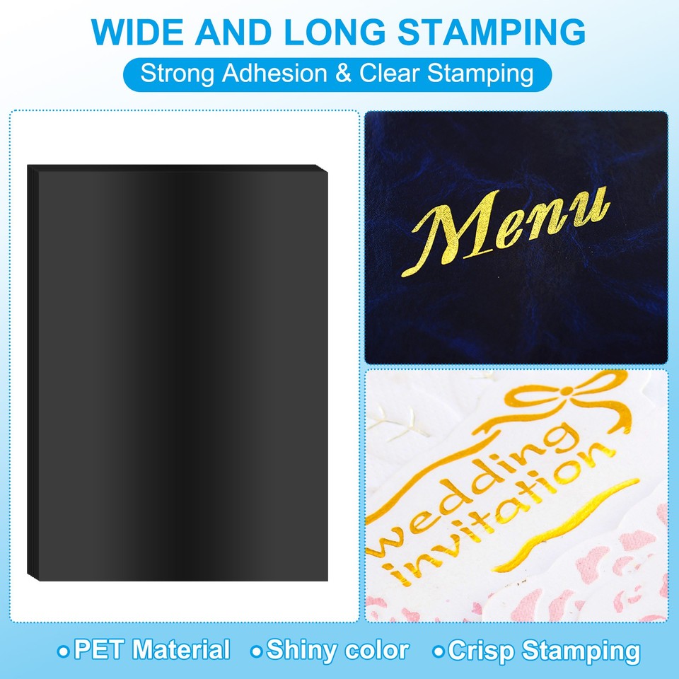 11.7x8.3" Heißprägefolienpapierbogen, 40 Blatt A4 Heißprägepapierfolie ...