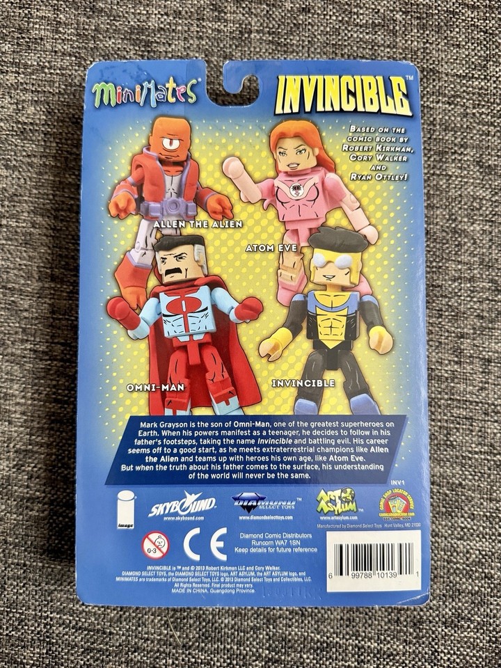 INVINCIBLE MiniMates 4-Pack | NEW | Diamond Select | Omni-Man Atom Eve ...