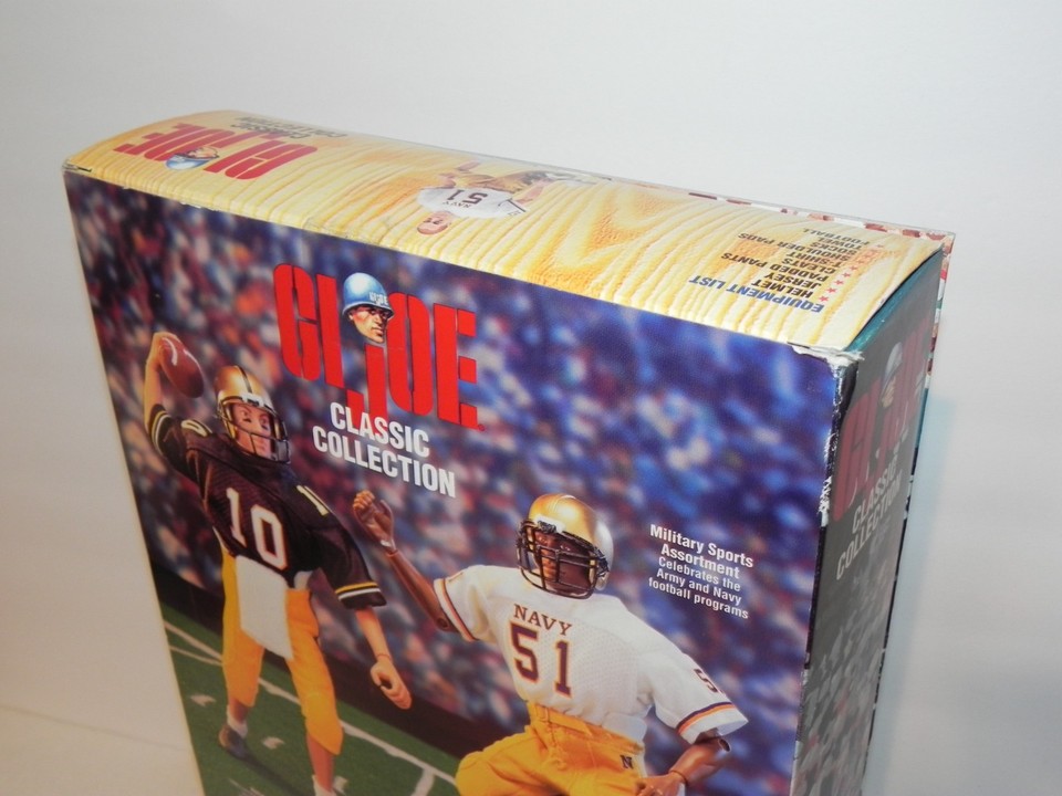 GI JOE CLASSIC COLLECTION ~ NAVY FOOTBALL LINEBACKER - NEW from 1998 ...