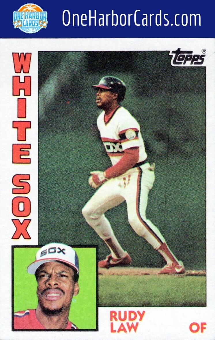 1984 Topps Chicago White Sox Baseball Card #47 Rudy Law | eBay