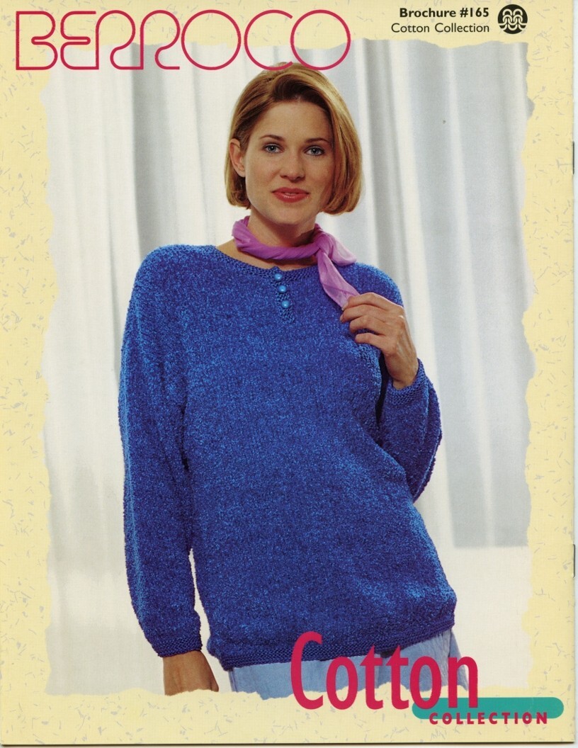 Berroco Book 165 Cotton Collection NOS six Designs for Women | eBay