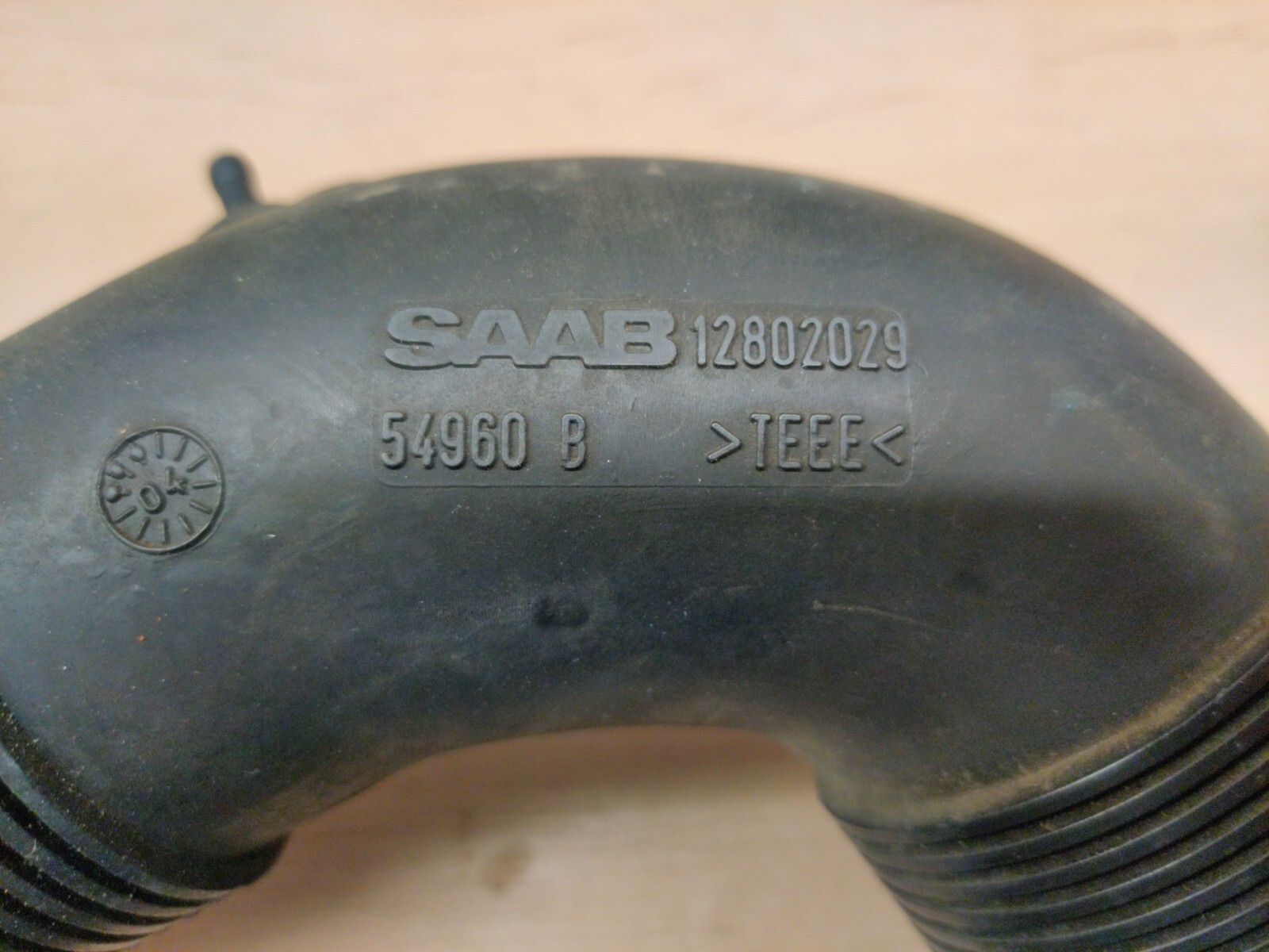 03-11 SAAB 9-3 Intake AIR CLEANER DUCT PIPE MOTOR HOSE Turbo Tube ...