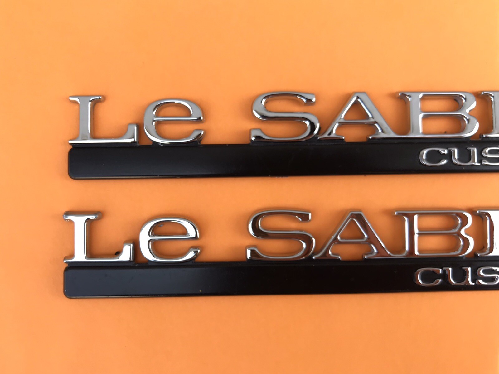 BUICK LESABRE CUSTOM - OEM EMBLEM BADGE SYMBOL LOGO NAME PLATE | eBay