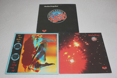 MANFRED MANN'S EARTH BAND (3x Vinyl LP) Glorified Magnified/Solar Fire ...