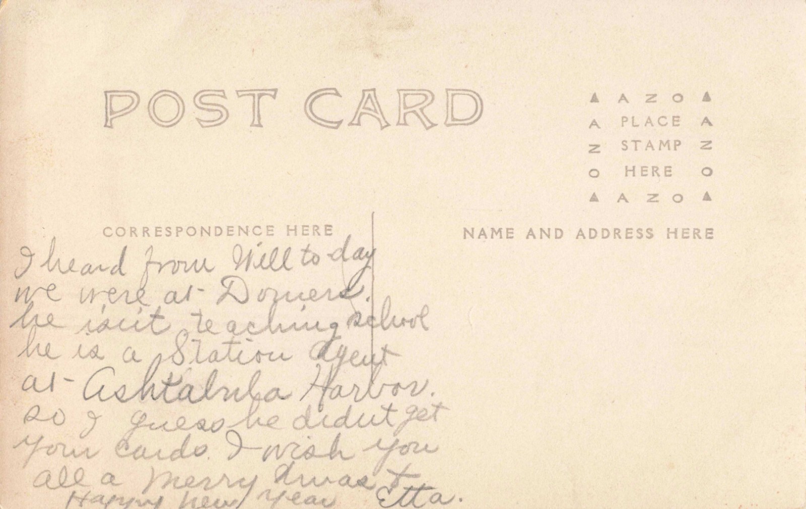 Postcard RPPC Children Boy Baby Infant AZO Stamp Box Studio Photo | eBay