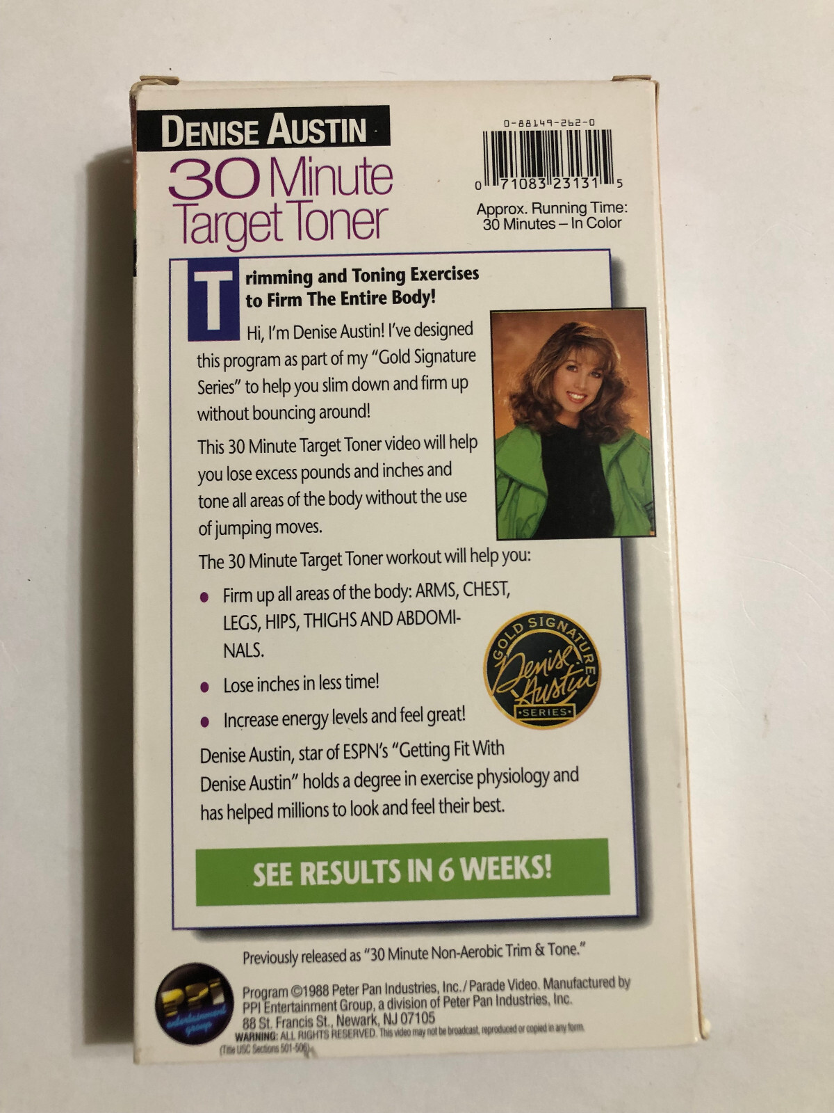 30 Minute Target Toner Denise Austin (VHS, 2000) | eBay