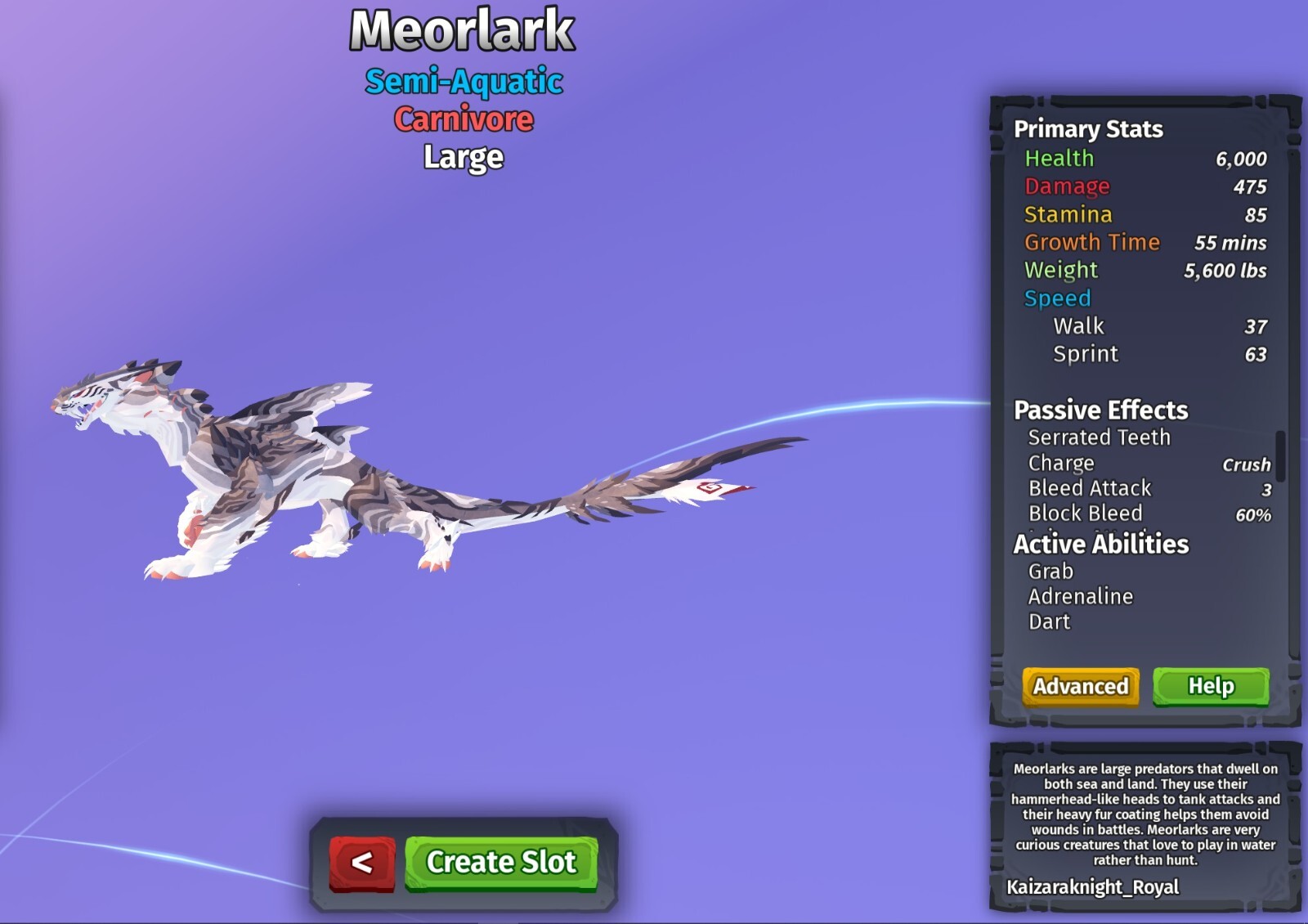 Meorlark Species | Creatures of Sonaria | Roblox | eBay