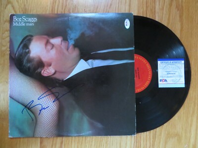 BOZ SCAGGS signed MIDDLE MAN 1980 Record Album PSA AH53454 Breakdown ...