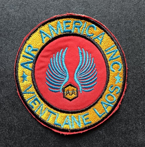 AIR AMERICA - CIA USSF USAF - VIENTIANE LAOS - RARE PATCH VIETNAM WAR ...