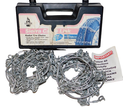 Laclede Sierra Cable Link Tire Snow Chains - Stock # 1922 - Never Used | eBay