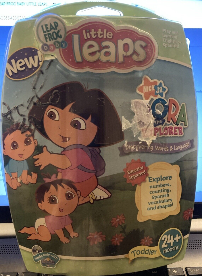 Leap Frog Baby Little Leaps Dora the Explorer Discovering Words ...