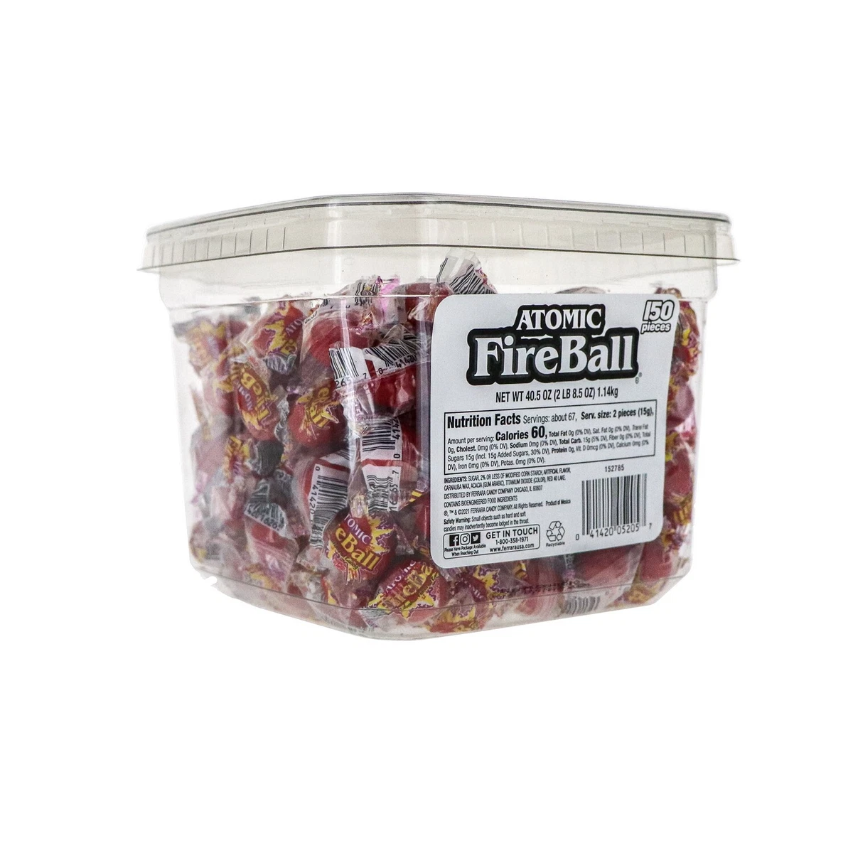 Ferrara Pan Atomic Fireball Ingredients