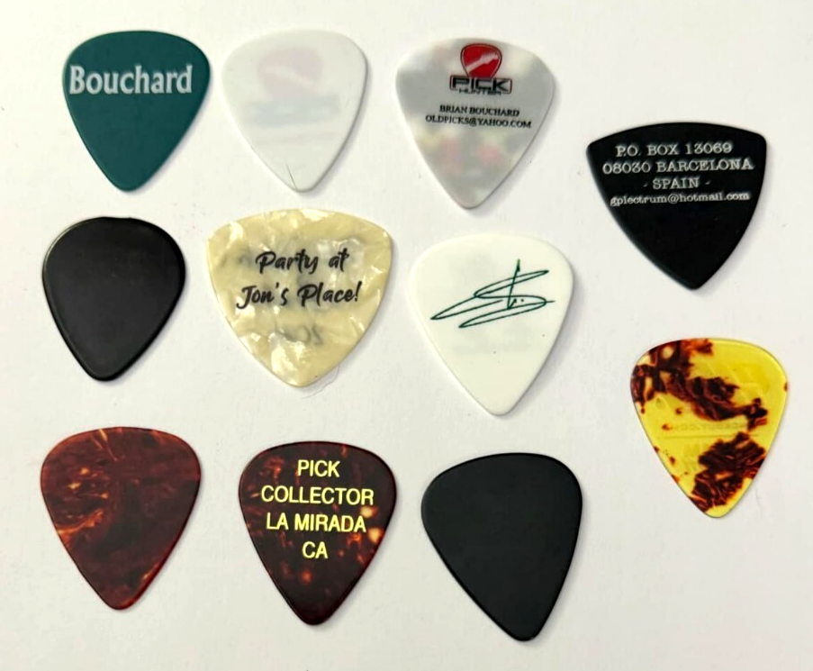 Guitar Pick Lot #52 - PICK COLLECTORS' Picks LOOK! | eBay