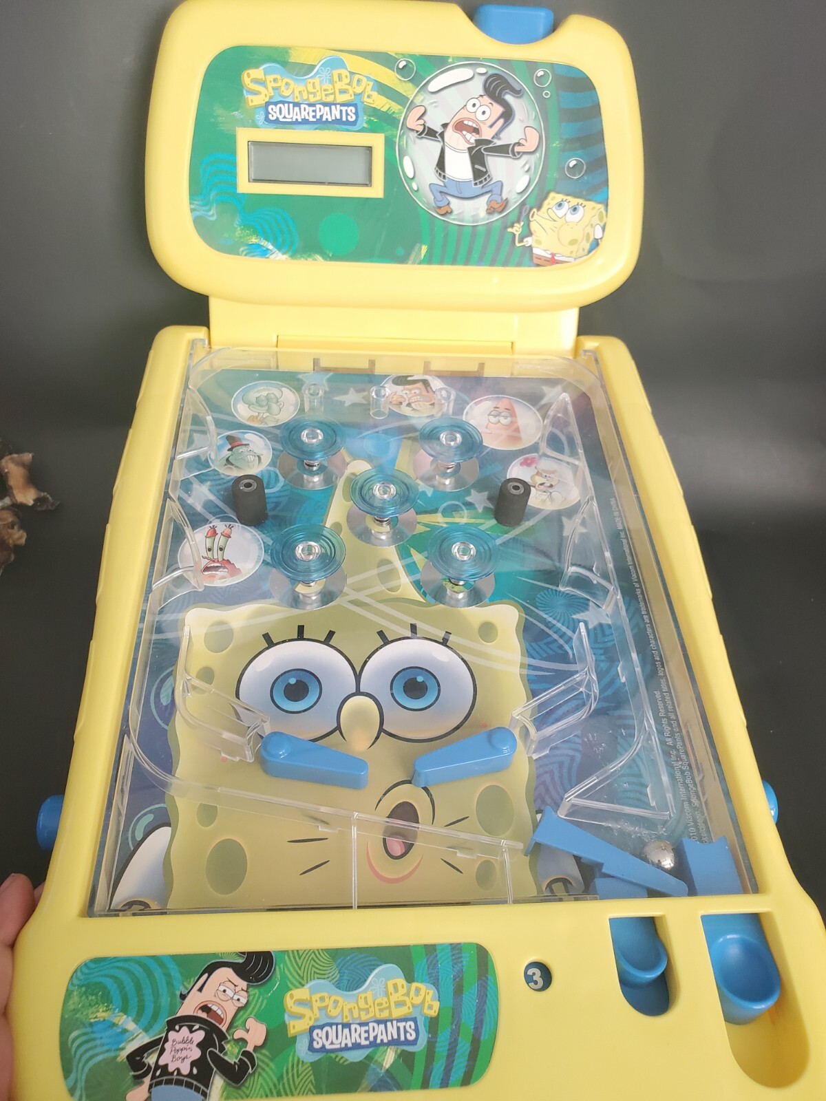 Spongebob Squarepants Pinball Machine Tabletop 2010 (No Legs ...