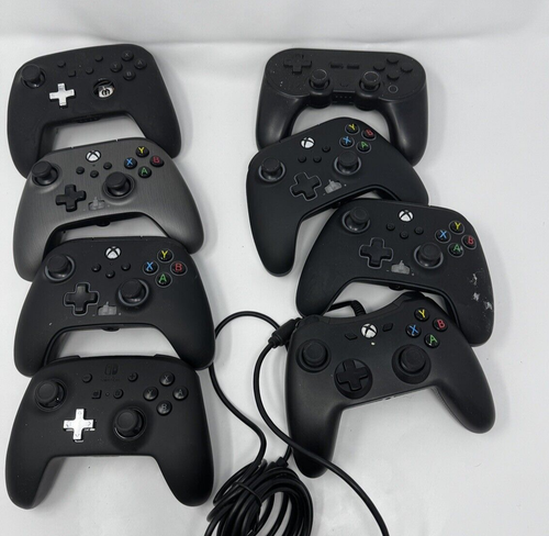 Lot of 8 3rd Party Xbox/PC/Switch Controllers- Untested | eBay