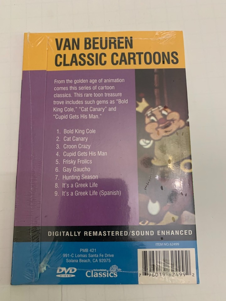 Van Beuren Classic Cartoons 9 Full Length Episodes DVD Sealed | eBay