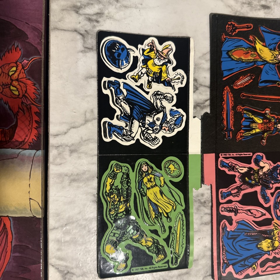 D&D Dungeons and Dragons TSR colorforms set | eBay