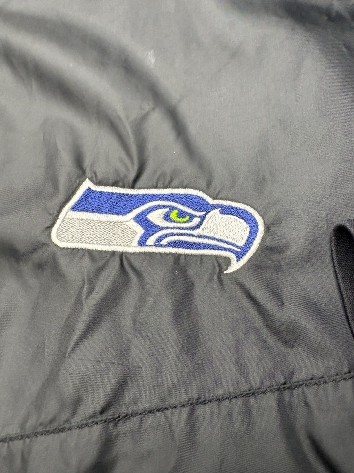 nike golf seahawks halfzip pullover short sleeve polyester windbreaker ...