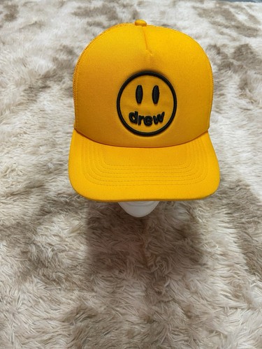 Drew House Hat Cap Yellow Snap Back Trucker Mascot Justin Bieber | eBay