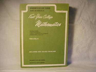 First Year College Mathematics by Schaums for sale online | eBay