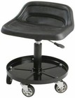 Black Hydraulic Shop Seat Adjustable Garage Stool Work Chair Mechanic ...