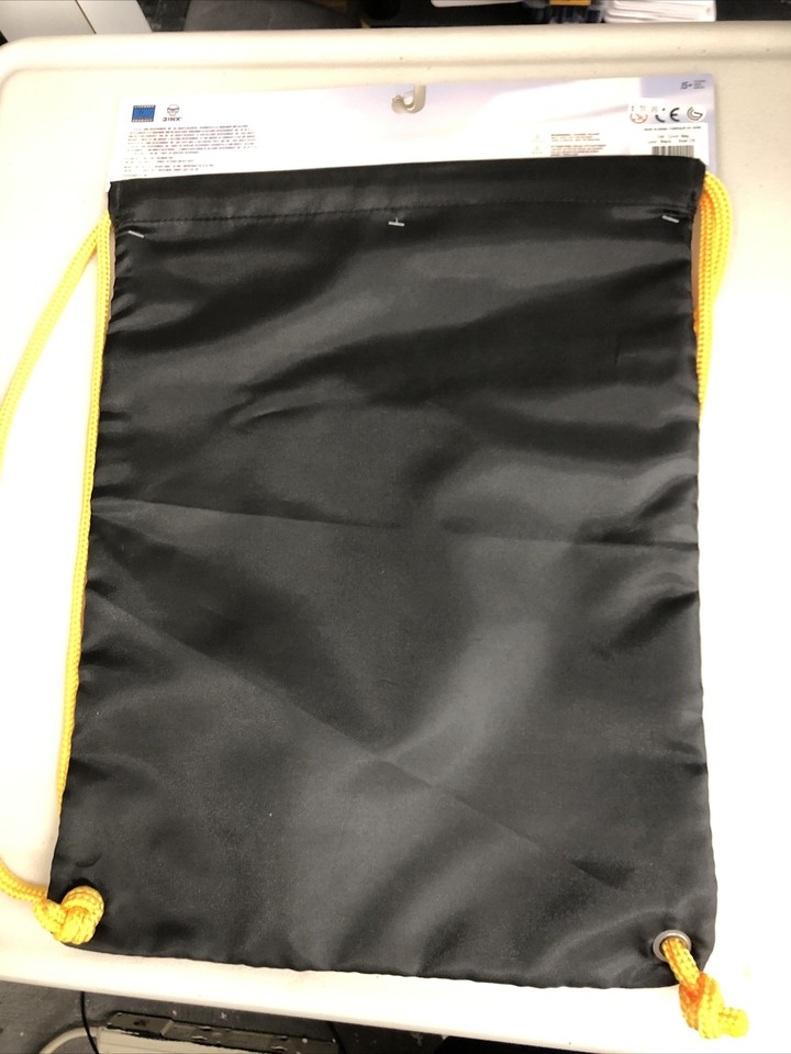 NEW 2018 OVERWATCH LOGO CINCH BAG (Black And Yellow) JINX | eBay