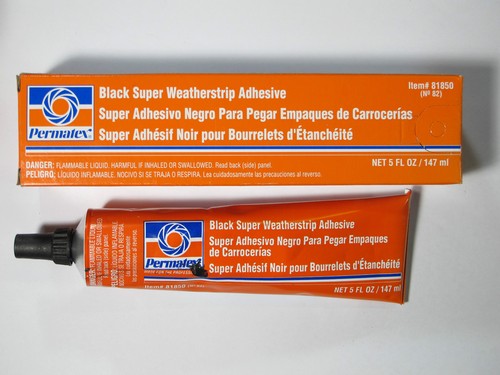 Black Super Weatherstrip Adhesive Permatex 81850 5oz | eBay