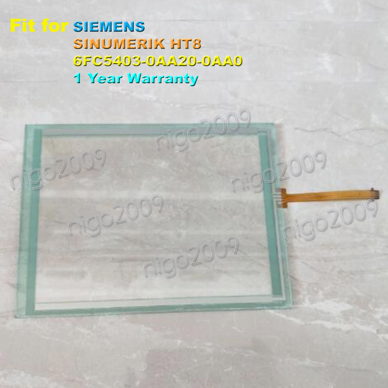 Touch Screen Glass for SIEMENS SINUMERIK HT8 6FC5403-0AA20-0AA0 1 Year ...