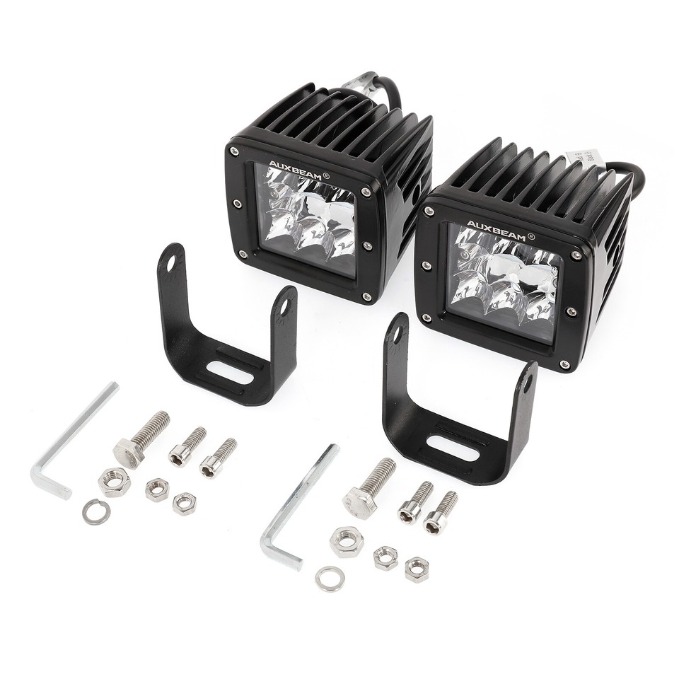 for Chevy Silverado 1500 2500 Spot LED Work Light Bar Fog Lights Pods ...