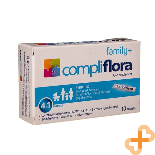 Compliflora Famille 10 Sachets Symbiotique Vivants Levure Bactérie ...