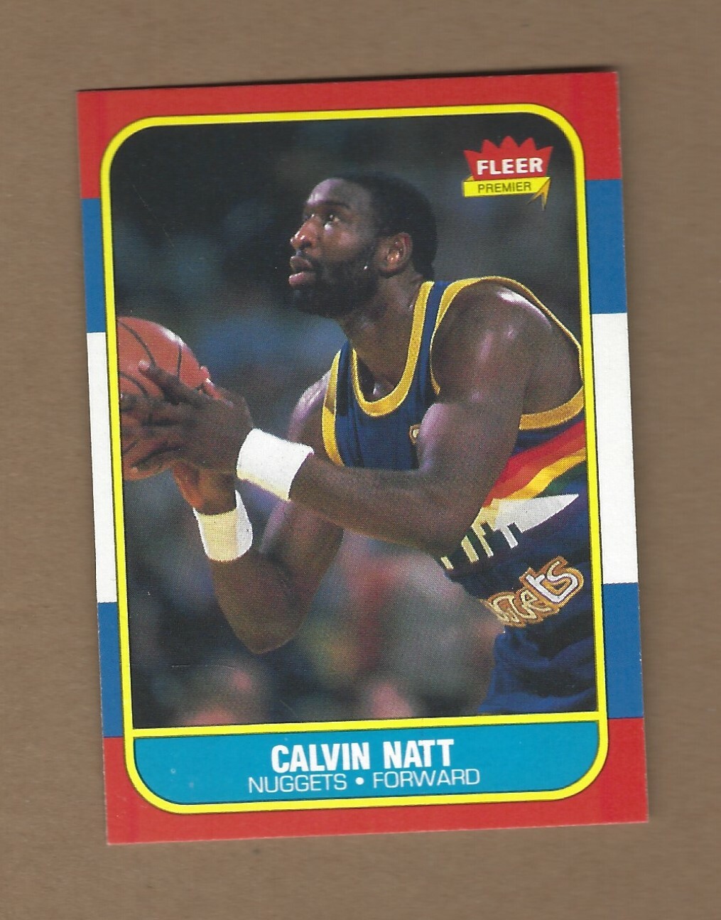 1986 FLEER BASKETBALL CALVIN NATT # 79 NEAR MINT / MINT | eBay