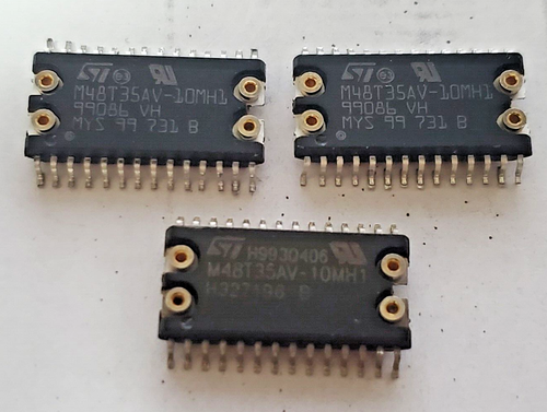 3 pcs M48T35AV-10MH1 ST MICRO IC NVSRAM RTC CLK/CALENDAR 5VDC 256 Kbit ...