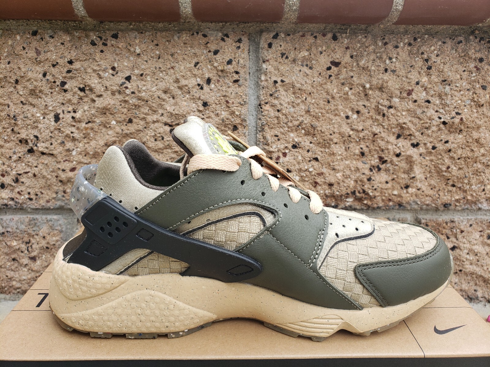 Nike air Huarache Crater PRM Shoes Cargo Khaki Limestone DM0863 300 Men ...