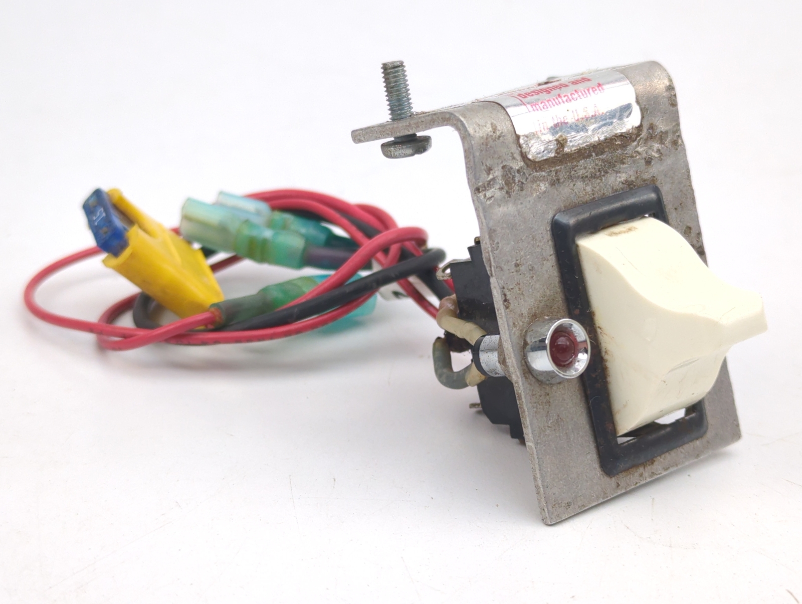 Whelen PSW-3 PC-5 02-0340573 DPDT 3-Position Strobe On/Off/On Control ...